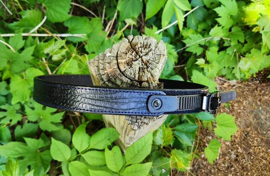 Leather Ratcheting Competition Belt – dbgear
